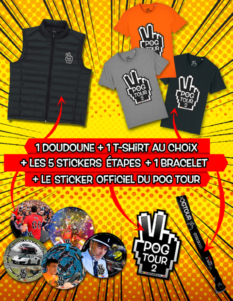 Pack 9 Collectors POG TOUR 2 - PogStore